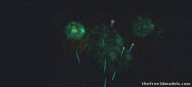 Fireworks Free 3D Model - .c4d - Free3D