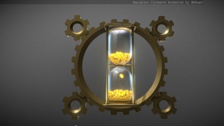 Hourglass Clockwork Animation Free 3D Model - .blend - Free3D