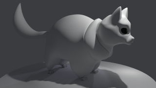 Stylized Cat Free 3D Model - .blend - Free3D
