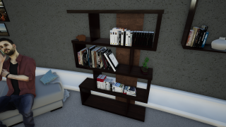 Simple Modern Library Shelf Free 3D Model - .3ds .skp - Free3D