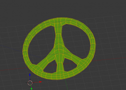 PeaceSymbol Free 3D Model - .blend .obj .fbx .stl .3ds - Free3D