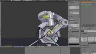 Simple wheel rig with hydraulics Free 3D Model - .tbscene .stl . .obj ...