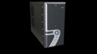 Cpu office / home Free 3D Model - .c4d .obj - Free3D