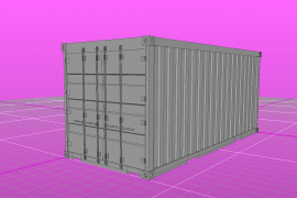 Shipping Container Free 3D Model - .fbx - Free3D