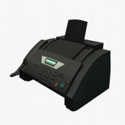 Fax Machine v1 Free 3D Model - .obj .stl - Free3D