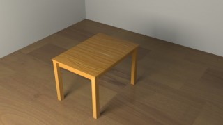 Wood table Free 3D Model - .max - Free3D