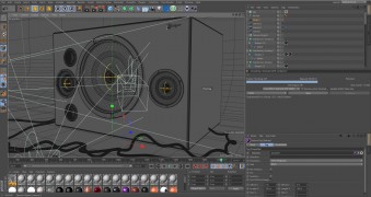 Speakers animated Free 3D Model - .c4d - Free3D