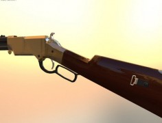 Henry Rifle Free 3D Model - .obj .fbx - Free3D