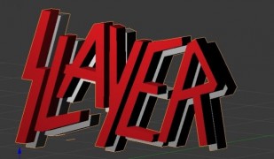 Slayer logo Free 3D Model - .3ds .obj .dae .blend .fbx .mtl - Free3D
