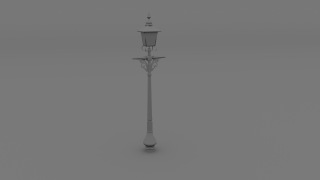 Lamp post 3 Free 3D Model - .obj .ma .mtl - Free3D