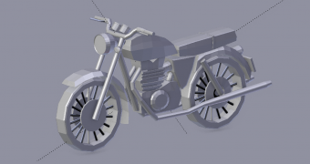 Simple Motorcycle Free 3D Model - .blend .obj .mtl - Free3D