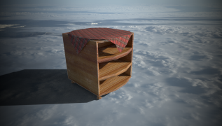 Small Table Free 3D Model - .blend .fbx - Free3D