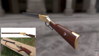 Henry Rifle Free 3D Model - .obj .fbx - Free3D