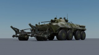 Russian Type90 APC Free 3D Model - .3ds .sldprt - Free3D