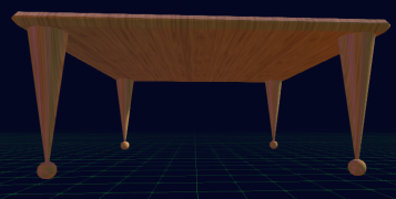 Wood Table 03 Free 3D Model - .dae .unity - Free3D