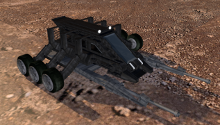 Moonwalker with canon Free 3D Model - .c4d - Free3D