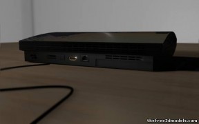 Playstation 3 Slim Free 3D Model - .3ds .obj .dae .c4d .fbx .sldprt ...