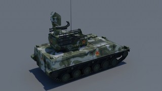Iron Dove AA (PGZ-95 AA) Free 3D Model - .obj .max .dds - Free3D