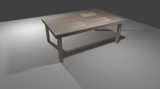 Table Free 3D Model - .3ds .obj .blend .fbx .mtl - Free3D