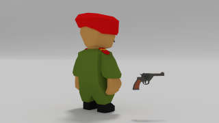 Low Poly Rigs Soldier Free 3D Model - .obj .blend .fbx - Free3D