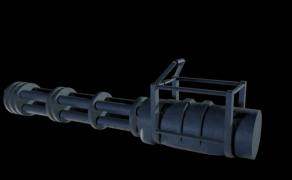 Minigun Free 3D Model - .obj .c4d - Free3D