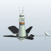 Space Beacon small v1 Free 3D Model - .obj .stl - Free3D