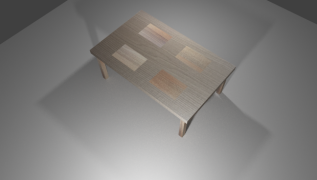 Table Free 3D Model - .3ds .obj .blend .fbx .mtl - Free3D