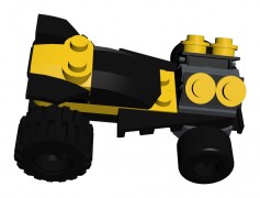 Lego 4308 Yellow Racer Free 3D Model - .3ds .dae .max .c4d .fbx - Free3D