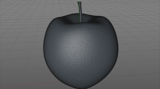 High poly apple Free 3D Model - .3ds .obj .dae .c4d .fbx - Free3D