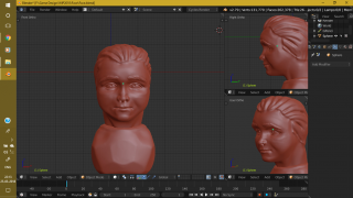 Blender Face Sculpt Free 3D Model - .blend .obj .fbx - Free3D