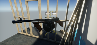 Thompson Tommy Gun Game Ready Free 3D Model - .obj - Free3D