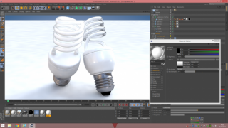 Fluorescent Light Bulb Free 3D Model - .c4d - Free3D