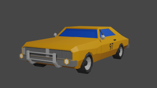 Low poly dodge Free 3D Model - .blend .fbx - Free3D