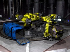 Vega Strike S265-C2 Flying Crane - Rigged Free 3D Model - .blend - Free3D