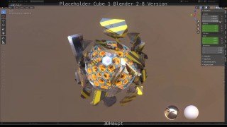 Placeholder Cube Version 1 Free 3D Model - .fbx . .stl .ply .obj .blend ...
