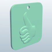 Thumbs Up v1 Free 3D Model - .obj .stl - Free3D