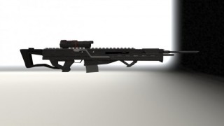Assault rifle Free 3D Model - .obj .dae .fbx - Free3D