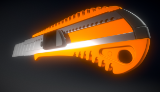 Box Cutter High-Poly Version Free 3D Model - .obj .blend .fbx .mtl - Free3D