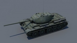 Prototype T-44-85 Free 3D Model - .obj .max .dds - Free3D