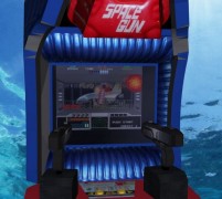 Space Gun - Upright Arcade Machine Modèle 3D gratuit - .3ds - Free3D