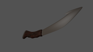 Ceremonial dagger Free 3D Model - .obj .blend - Free3D