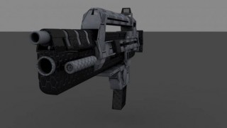 Custom SMG Free 3D Model - .c4d .fbx - Free3D
