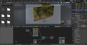 Transparent glass monitor Free 3D Model - .blender - Free3D