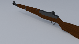 M1 Garand WWII Rifle Free 3D Model - .3ds .obj .fbx .mtl .stl - Free3D