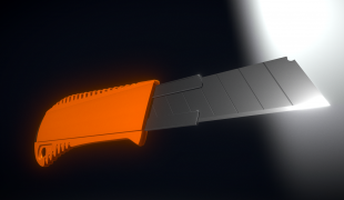 Box Cutter High-Poly Version Free 3D Model - .obj .blend .fbx .mtl - Free3D