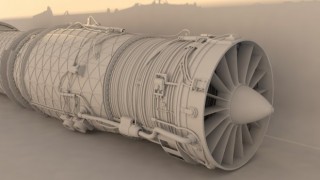 Aircraft Engine Free 3D Model - .mb .fbx - Free3D
