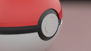 Pokeball (Opens and button push) Free 3D Model - .c4d - Free3D