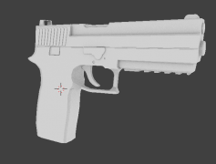 Pistol Free 3D Model - .3ds .obj .dae .blend .fbx - Free3D