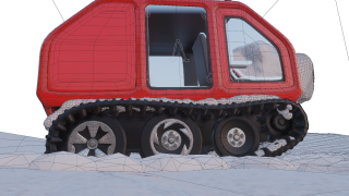CAR IN SNOW Free 3D Model - .obj .blend - Free3D