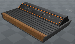 Atari Low Poly Free 3D Model - .obj - Free3D